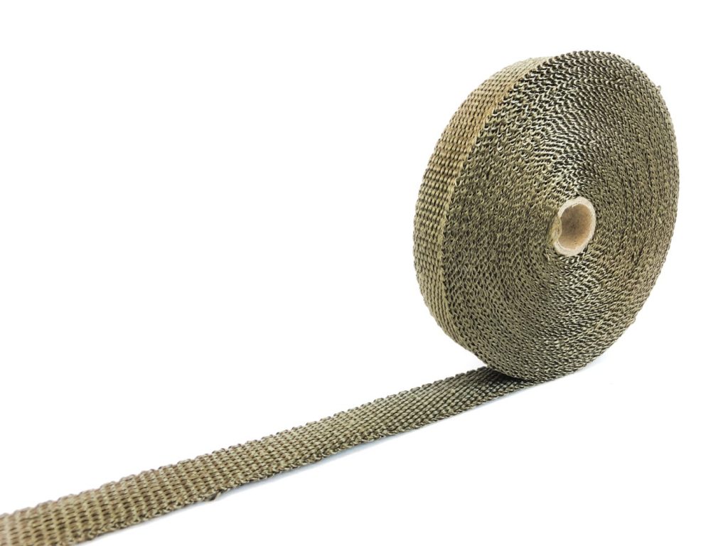 Lava 1″ Wide x 50′ Long 1/16″ Thick Exhaust Wrap | Thermal Zero - Heat ...
